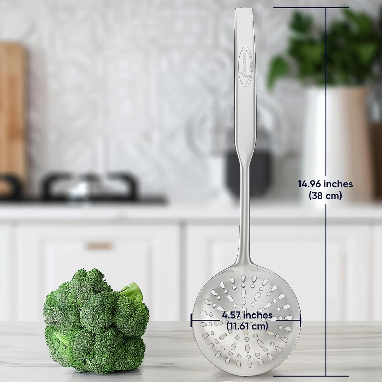 TRA-Skimmer Slotted Spoon, [Rustproof, Integral Forming, Durable ...