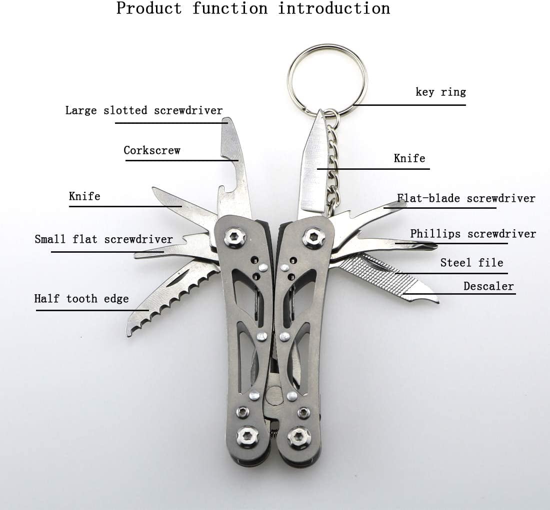 TRA-Small Multitool Pliers,Outdoor Pocket Multitools Mini Pliers,Best ...