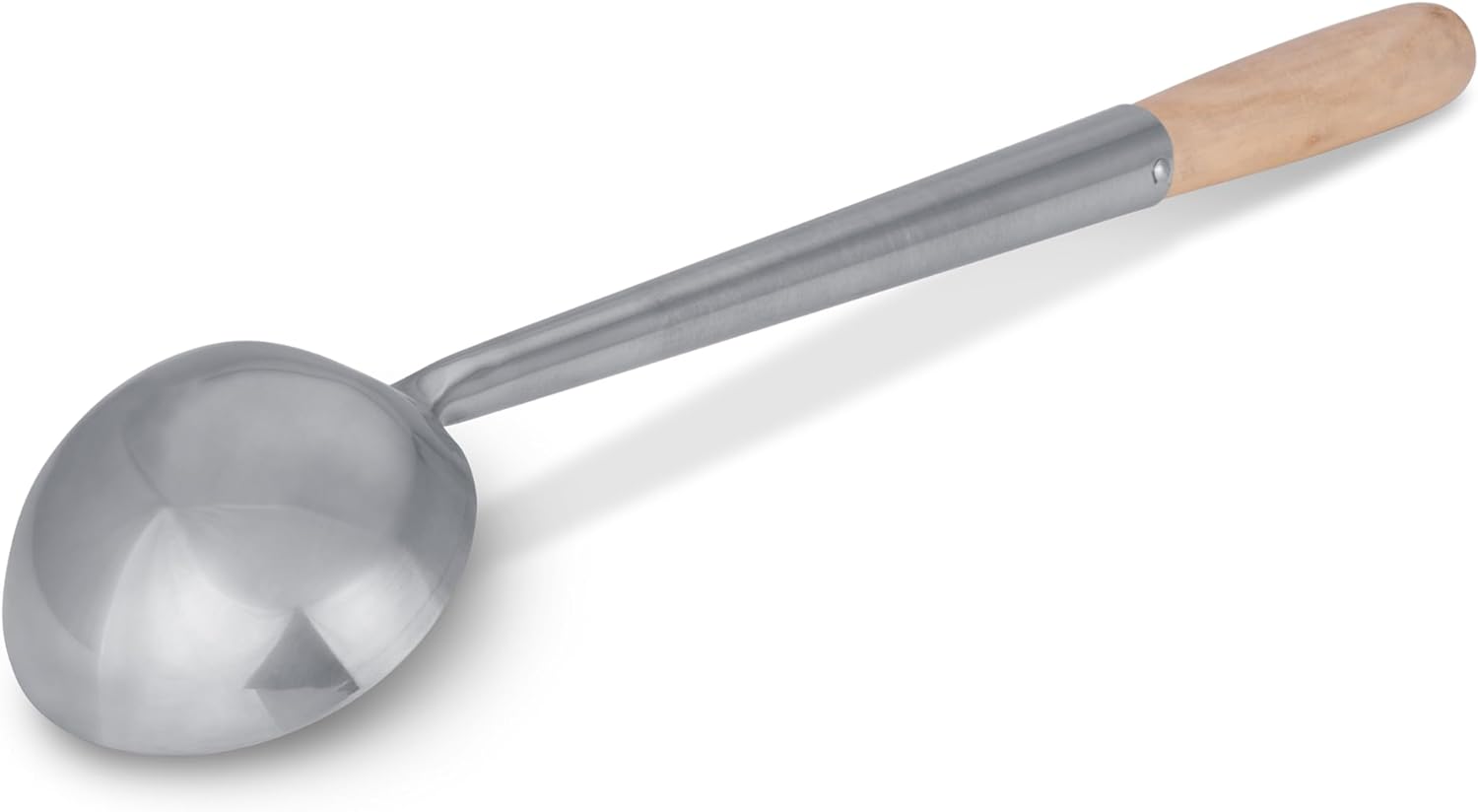 TRA-Small Wok Ladle Stainless Steel Traditional Wok Hoak with Ergonomic ...