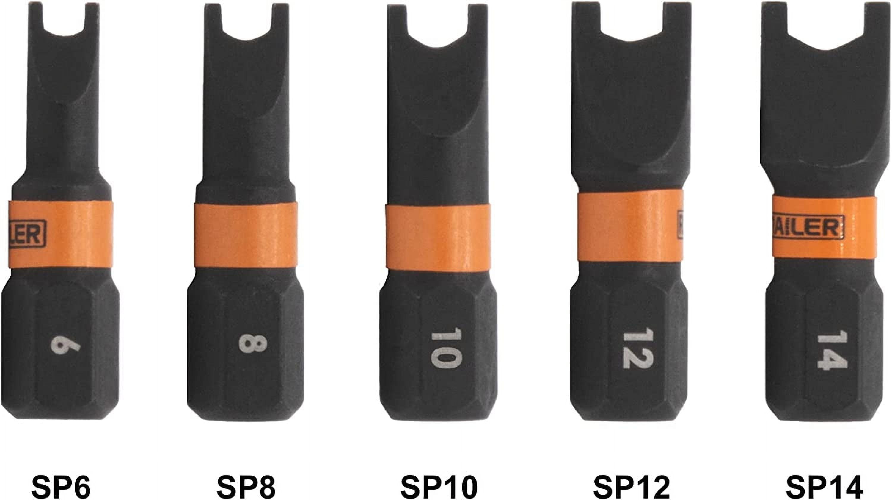 TRA-Spanner Screwdriver Bit Set - 5PC S2 Steel 1" Spanner Snake Eyes ...