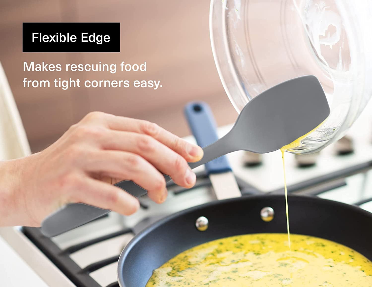 TRA-Spoontula: hybrid for stirring, spooning, folding, and flipping. It ...