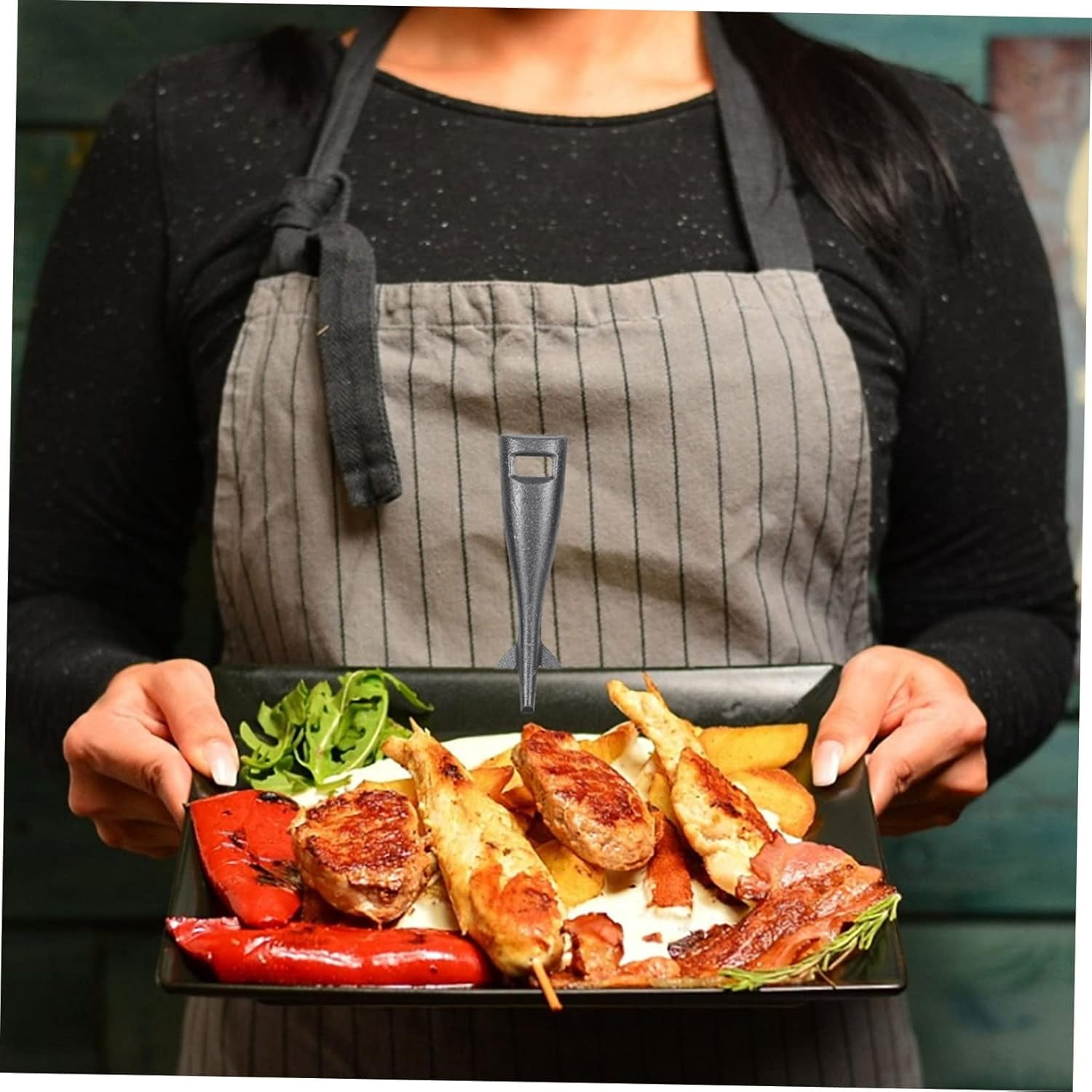 TRA-Steak Plate Fork Dish Pan Clip Hot Dish Clips Dish Gripper Pan ...