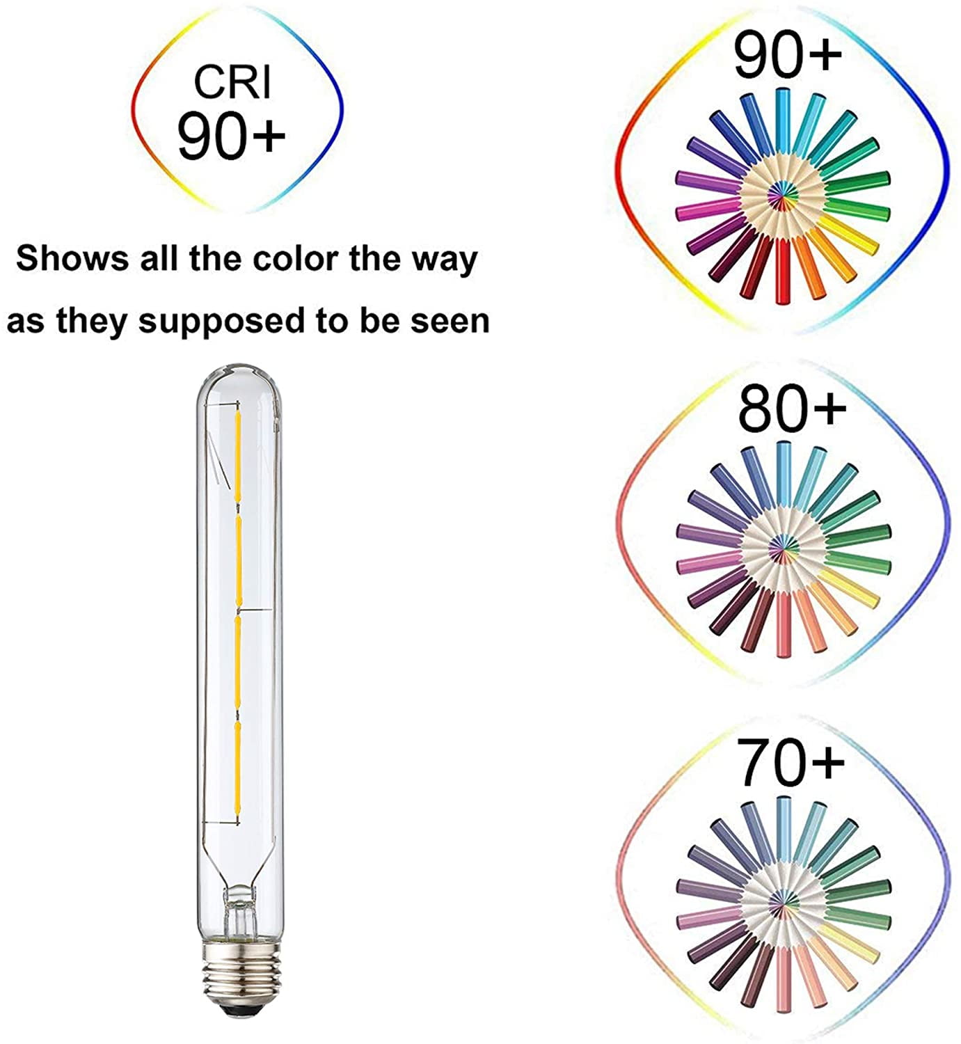 TRA-T10 Led Bulb,8.9 Inch Long Tubular Led Light Bulbs,40Watt ...