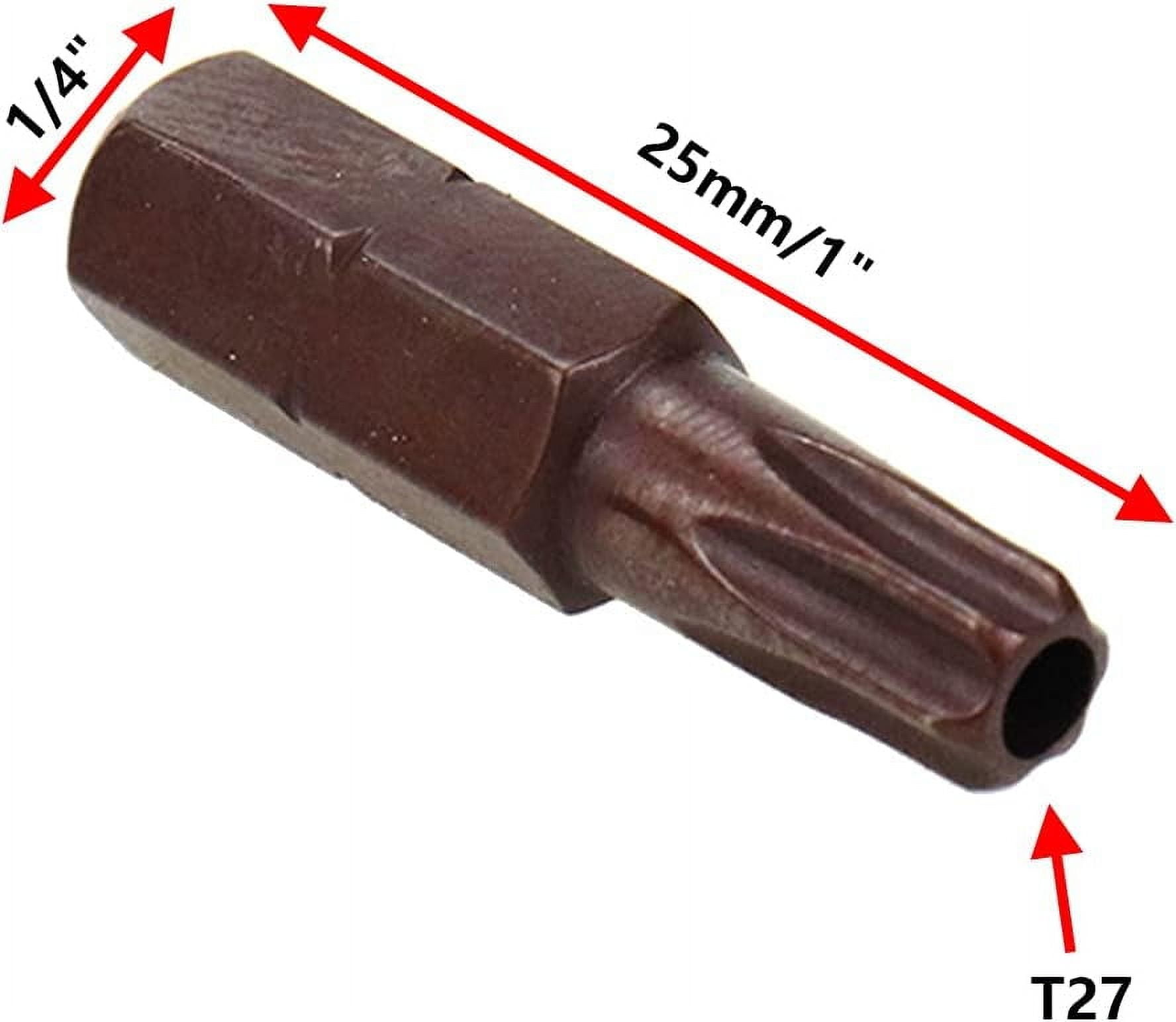 TRA-T27 Torx Bit Set Six Points Magnetic Security Torx Screwdriver Bits ...