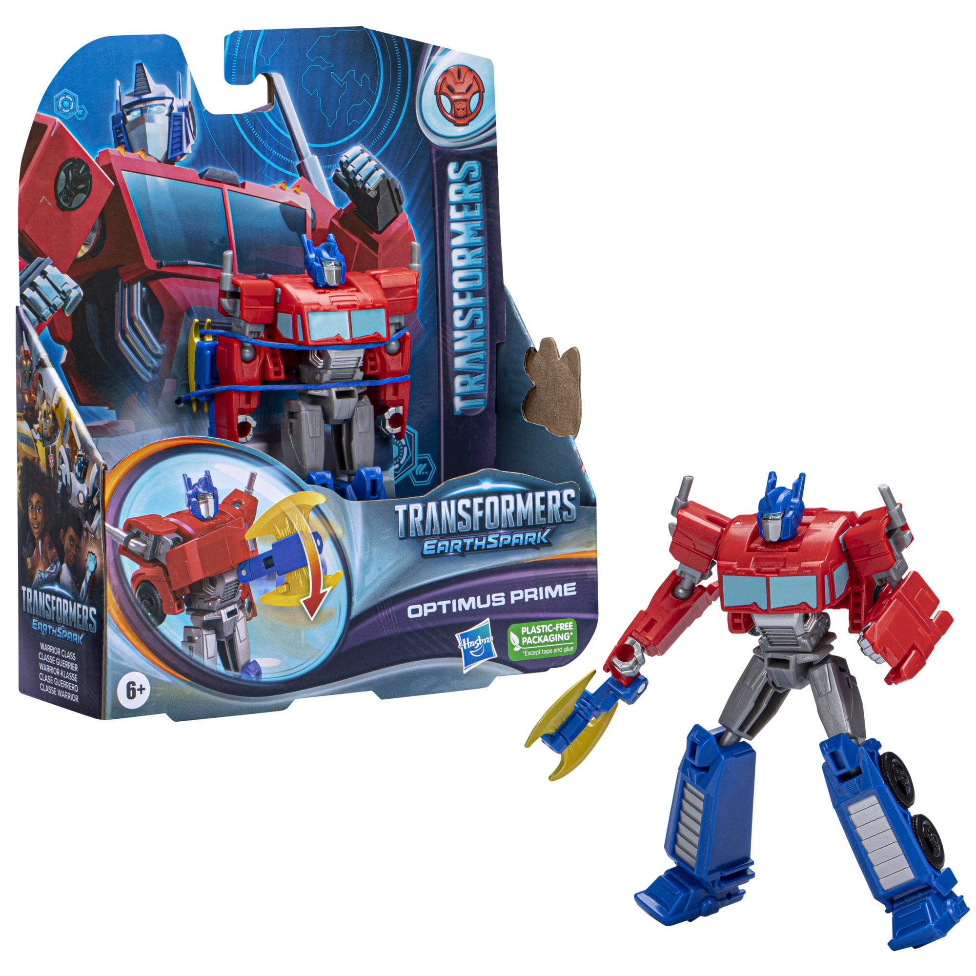 Transformers Earthspark Optimus Prime Child Action Figures, 2.38 x 7.00 ...