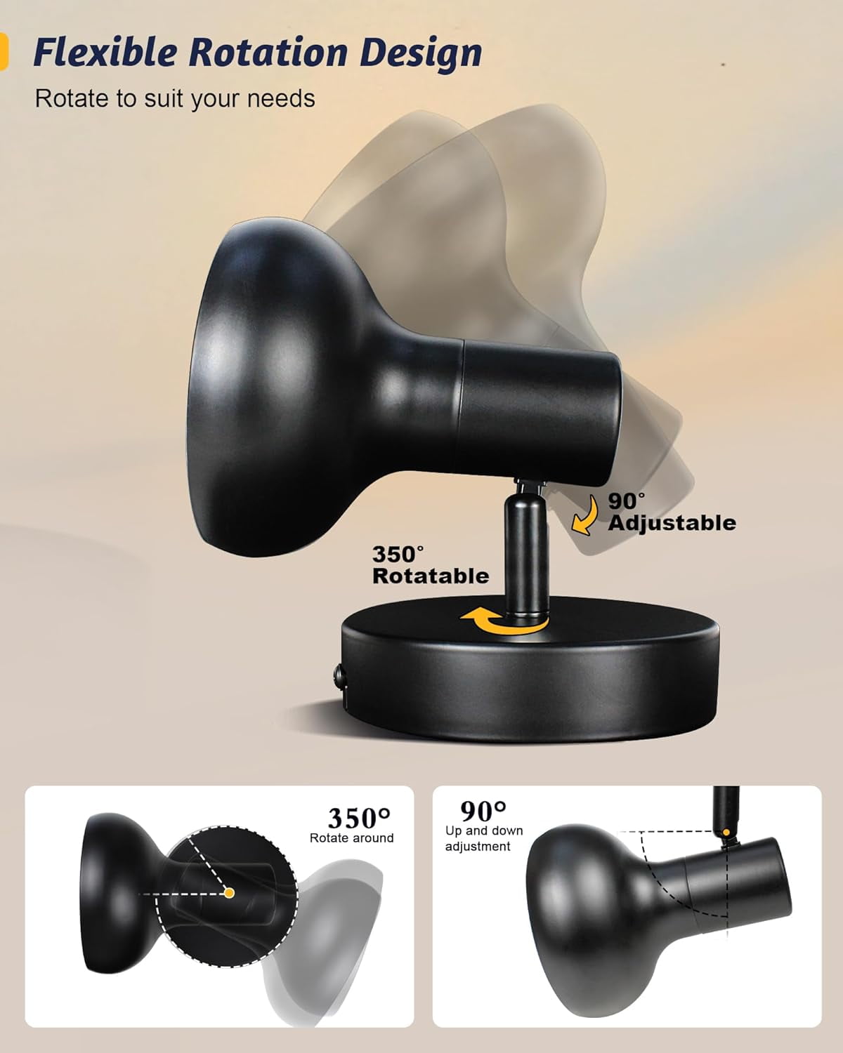 TRA-Track Lighting Fixtures Ceiling, 1-Head Adjustable LED Track ...