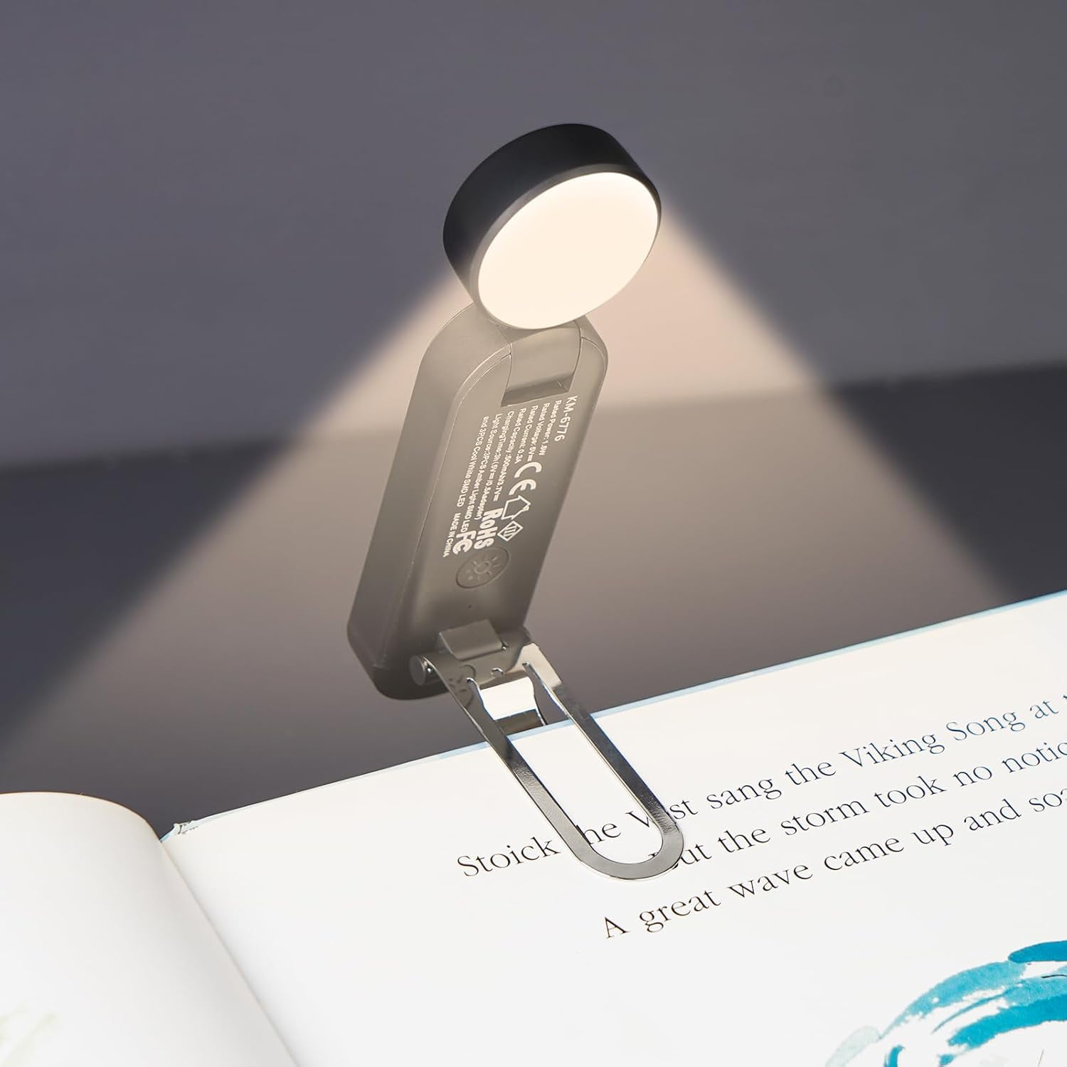 TRA-USB Rechargeable Book Light, Blue Light Blocking, Amber Clip-On ...