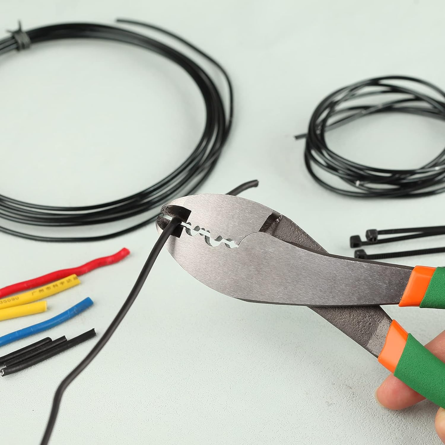 TRA-Wire Crimper Cutting Crimping Tool Electrical Pliers Crimper Cutter ...