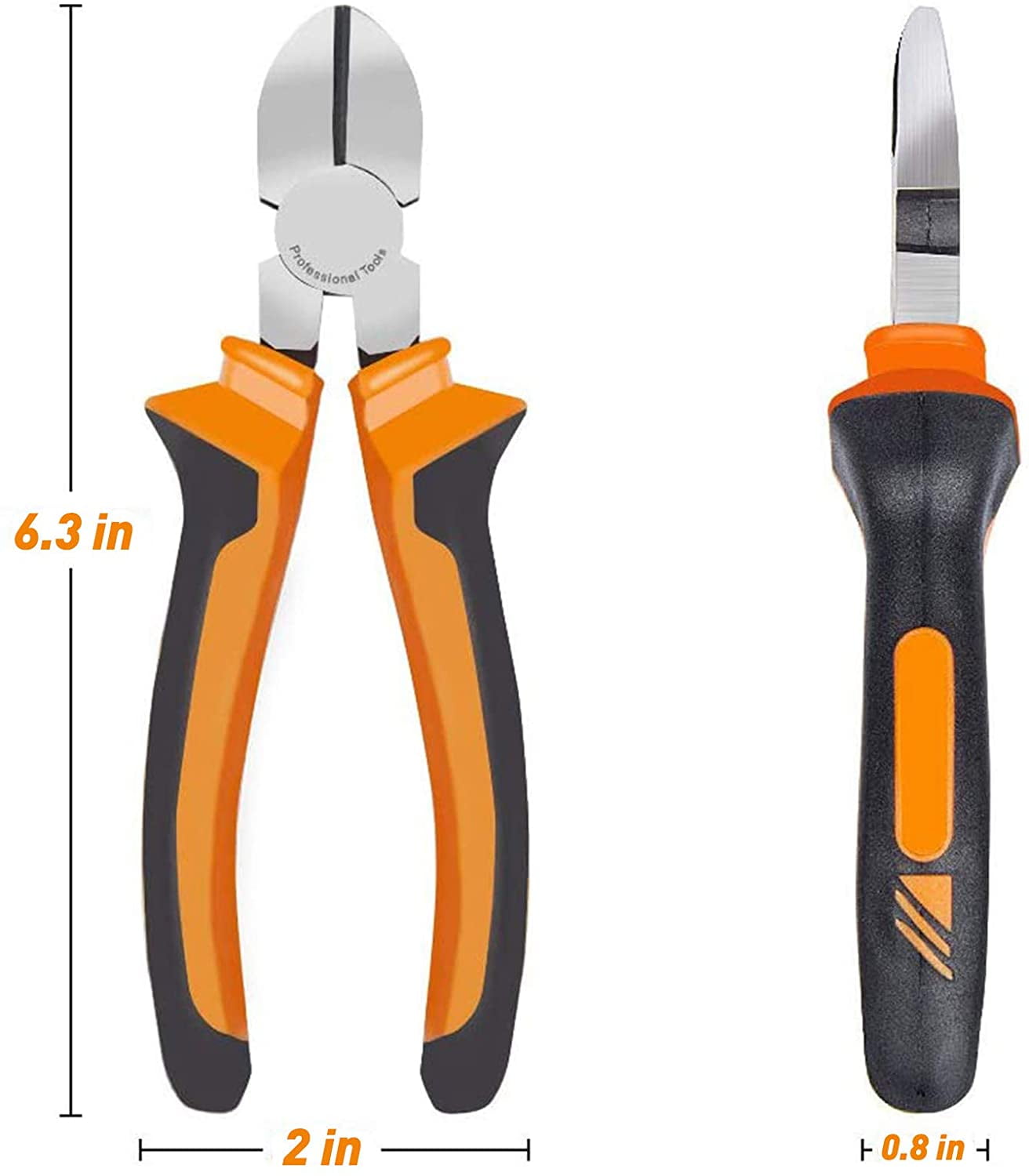 TRA-Wire Cutter for Artificial Flowers and Crafts, 6 inch Side Cutters ...