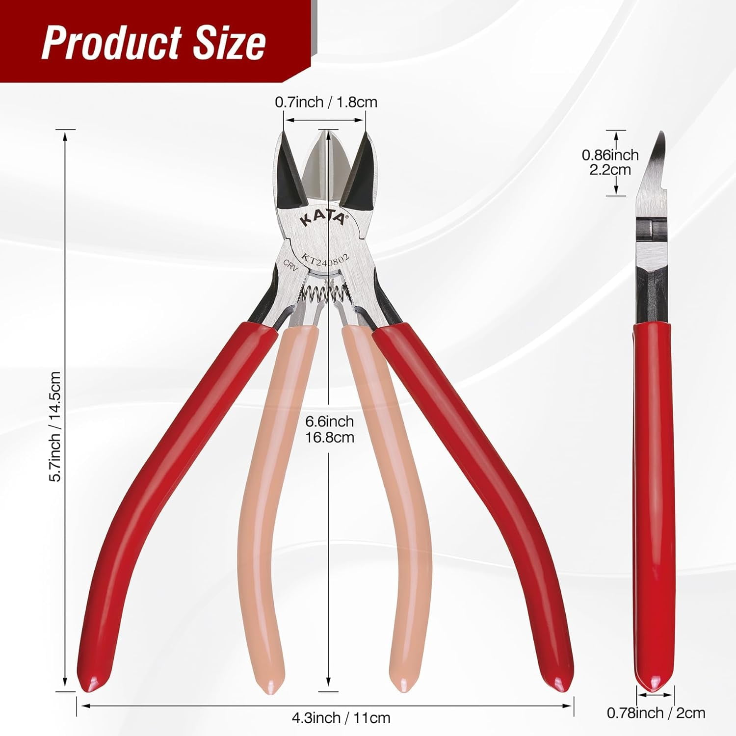 TRA-Wire Cutters for Crafting: Heavy Duty 6-Inch Side Cutters Pliers ...