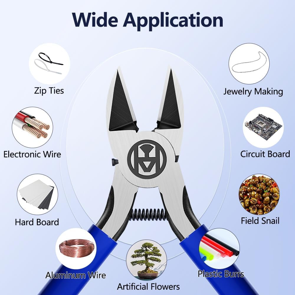 TRA-Wire Cutters Precision Flush Cutters Ultra Sharp Wire Cutters for ...