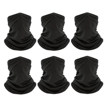 6/9 Pack Neck Gaiter Bandana Face Mask Cooling Gator Mask Ski Neck ...