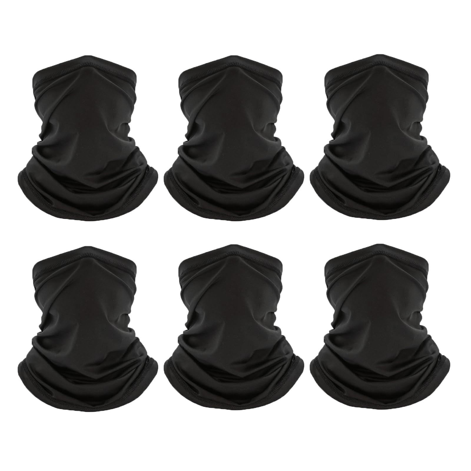 TRACE KASA Neck Gaiter Bandana Face Mask 6 Pack, Biker Balaclava ...