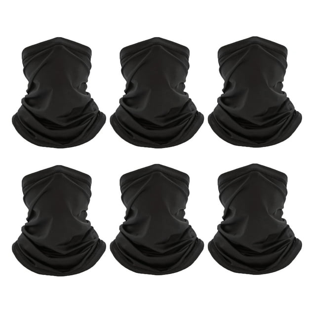 TRACE KASA Neck Gaiter Bandana Face Mask 6 Pack, Biker Balaclava ...