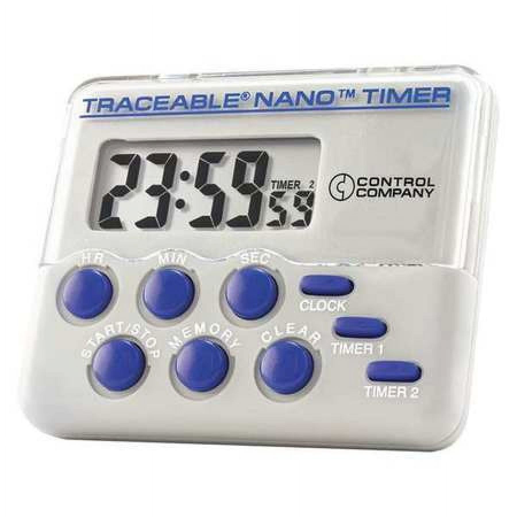 TRACEABLE 5132 Nano Timer,Display 3/8 In. LCD - Walmart.com