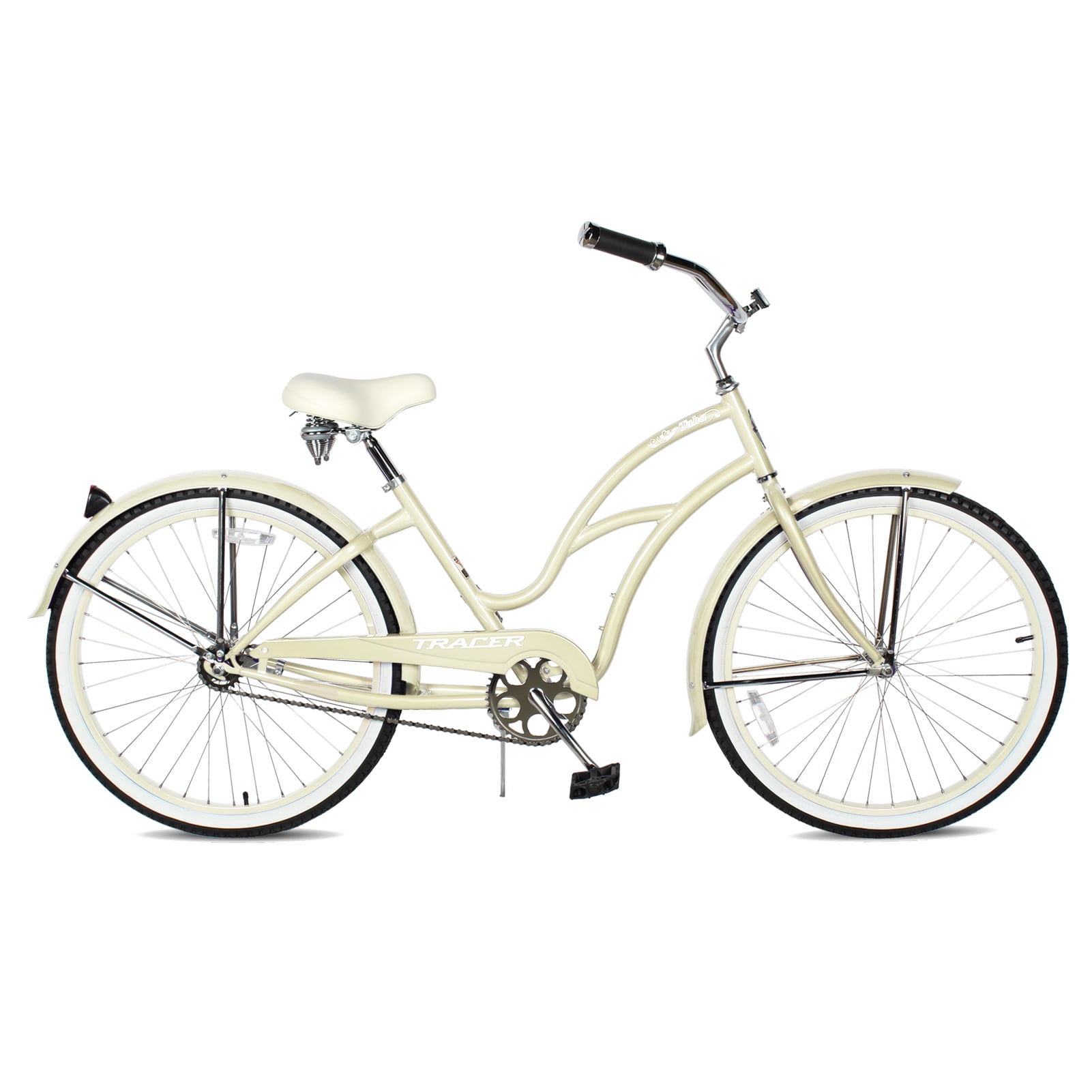 TRACER TAHA Beach Cruiser Bike for Women,26 Inch Wheels, Hi Ten Steel ...