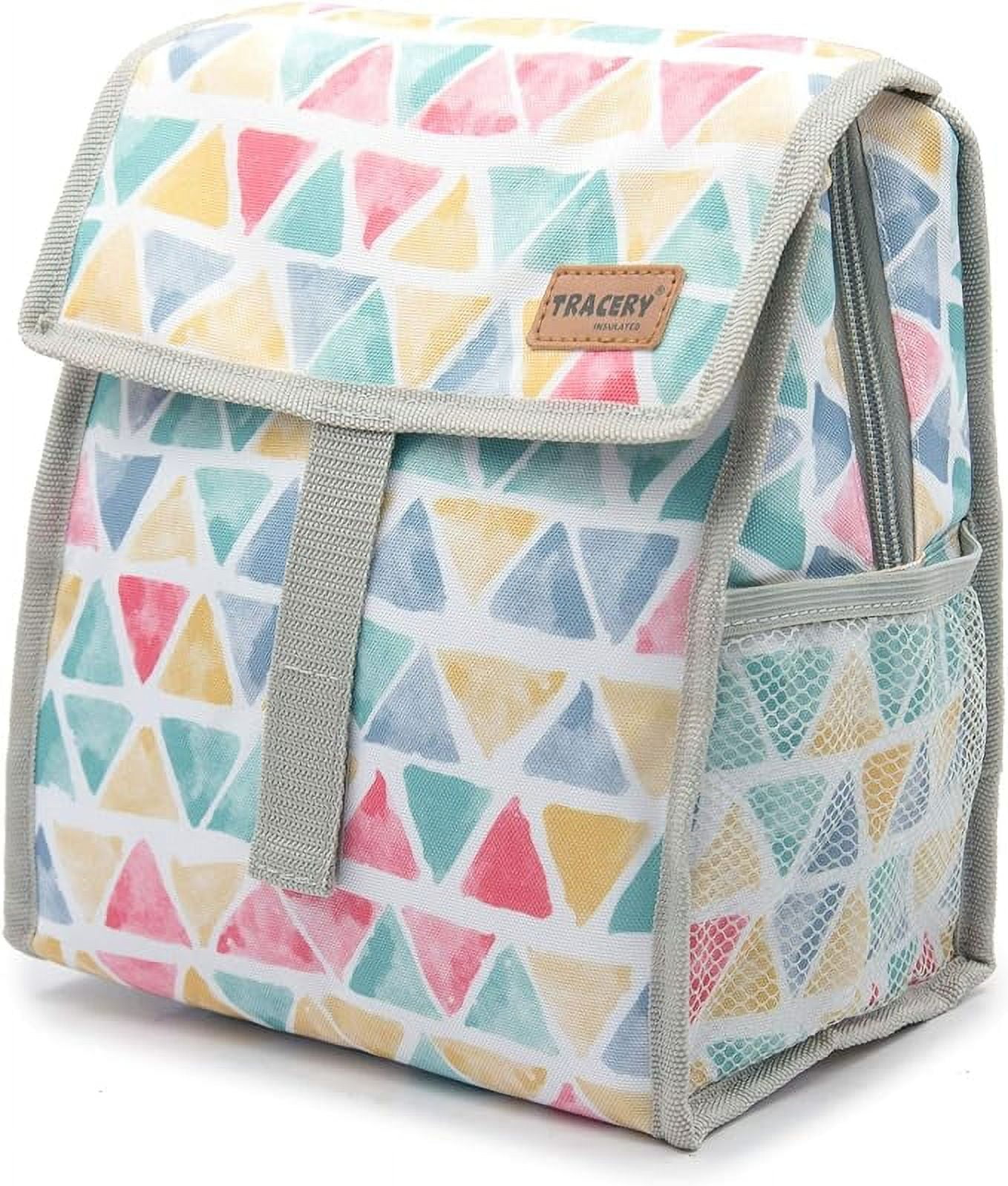 TRACERY 9 Can Lunch Bag Reusable Multipal Uses Folding Padded Tote Bag ...