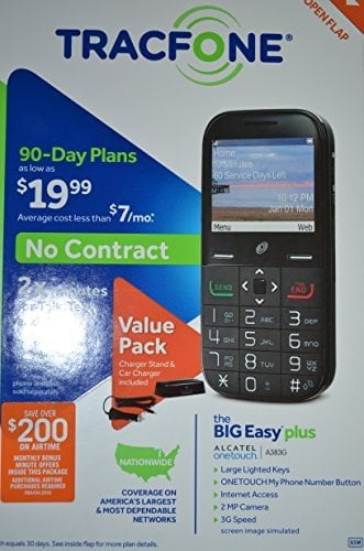 TRACFONE BIG EASY PLUS with 800 Minutes and One Year of Service ...