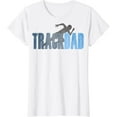 TRACK DAD Track & Field Runner Cross Country Running Father T-Shirt ...
