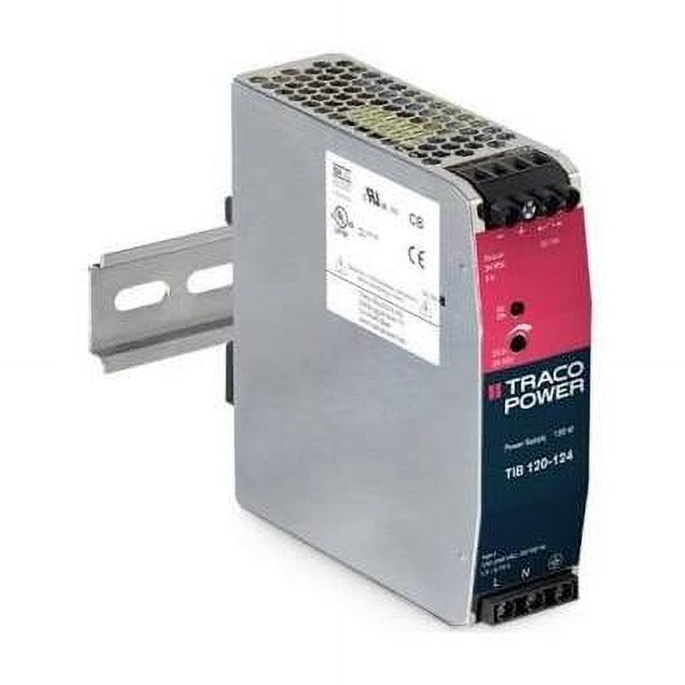 TRACO POWER TIB 120-112, Power Supply; AC-DC; DIN Rail; 120W; 12V; 10A ...