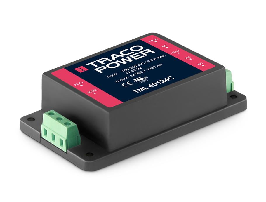 TRACO POWER TML 40103C, AC/DC Power Module, Encap, 26.4W 3.3V 8A ...