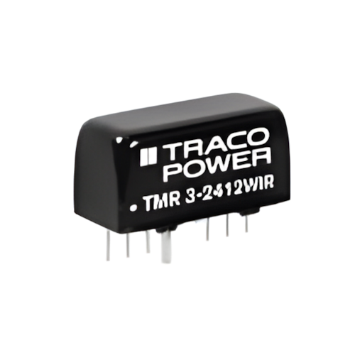 TRACO POWER TMR 3-4810WIR, Isolated DC/DC Converters - SMD 3W 18-75Vin 3.3Vout 700mA SIP8 Iso ...