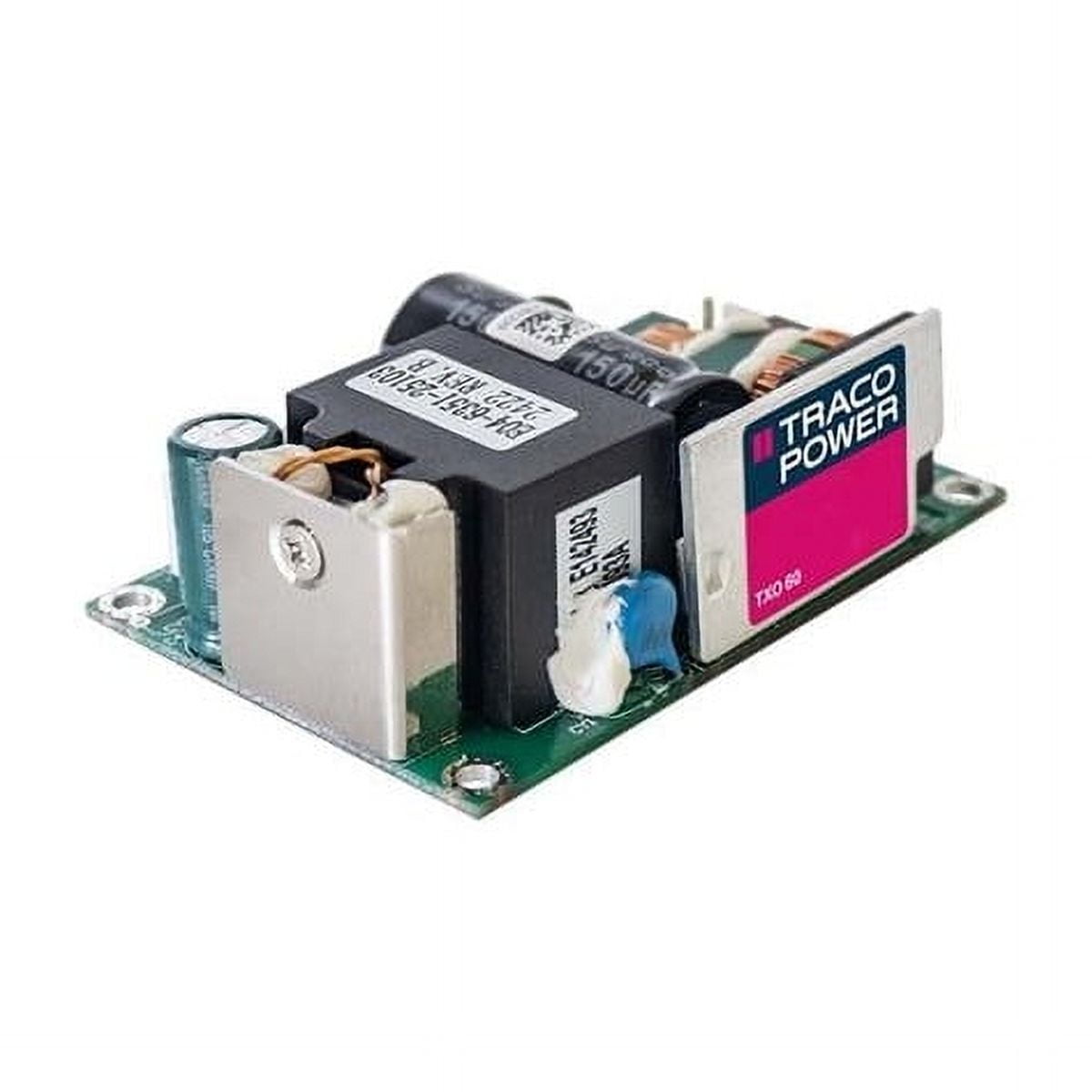 TRACO POWER TXO 60-112-J, Switching Power Supplies 60W 12V 5A 2x3 Open ...