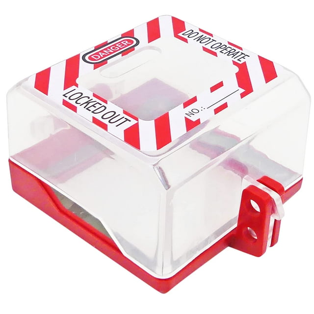 TRADESAFE Emergency Stop Button Cover, Box Type Push Button Cover with ...