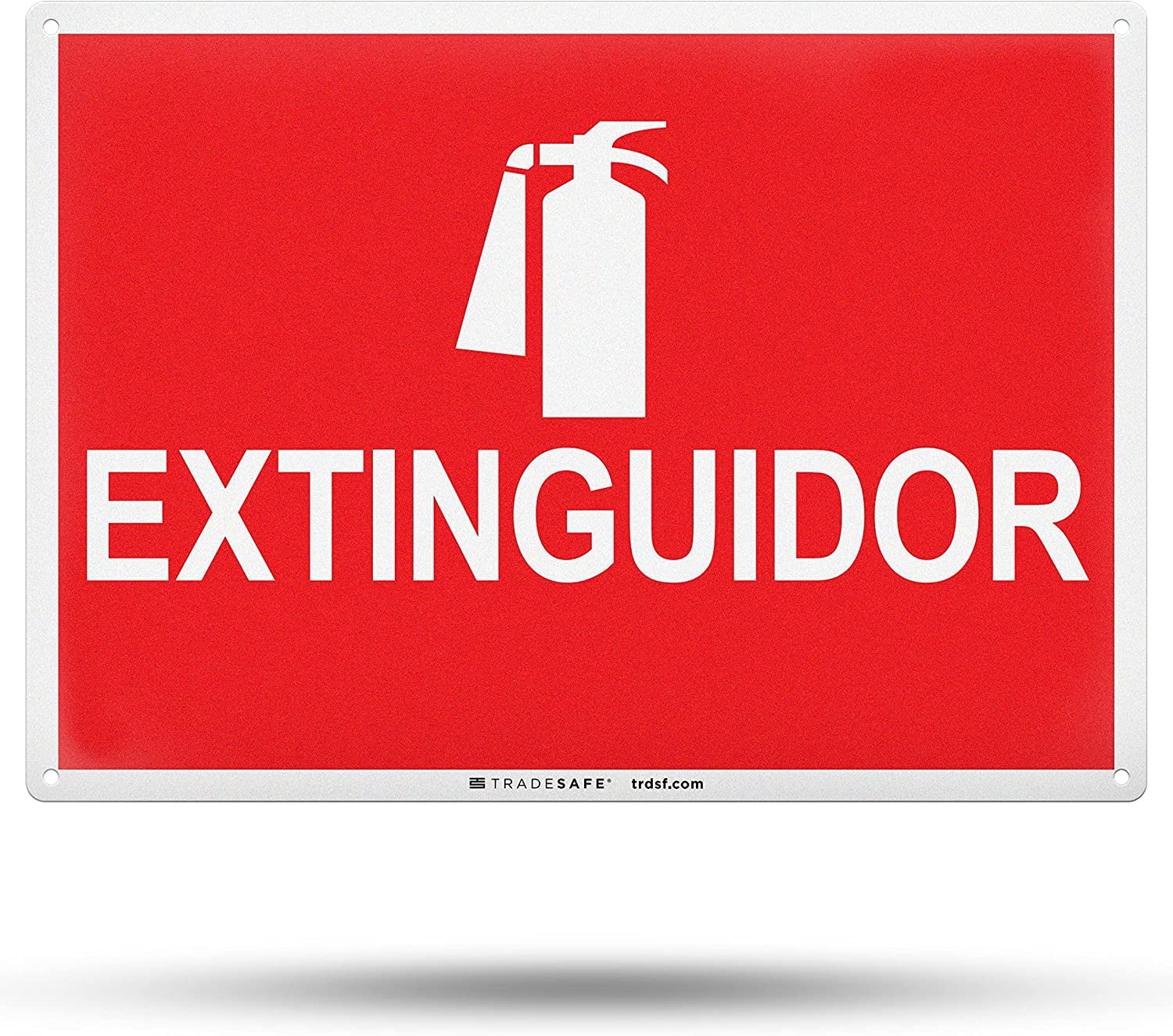 TRADESAFE Extinguidor Sign, Wall Safety Signs, 14” x 10”, 40 Mil ...