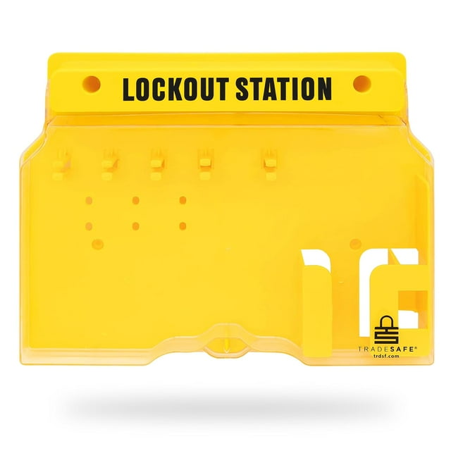 TRADESAFE Lockout Tagout Kit Station, LOTO Kit Station Unfilled for ...