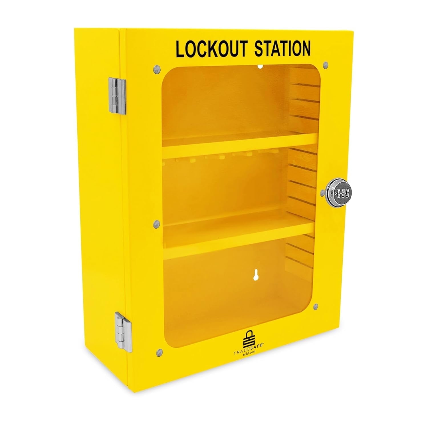TRADESAFE Lockout Tagout Steel Storage Cabinet, LOTO Kit Station ...