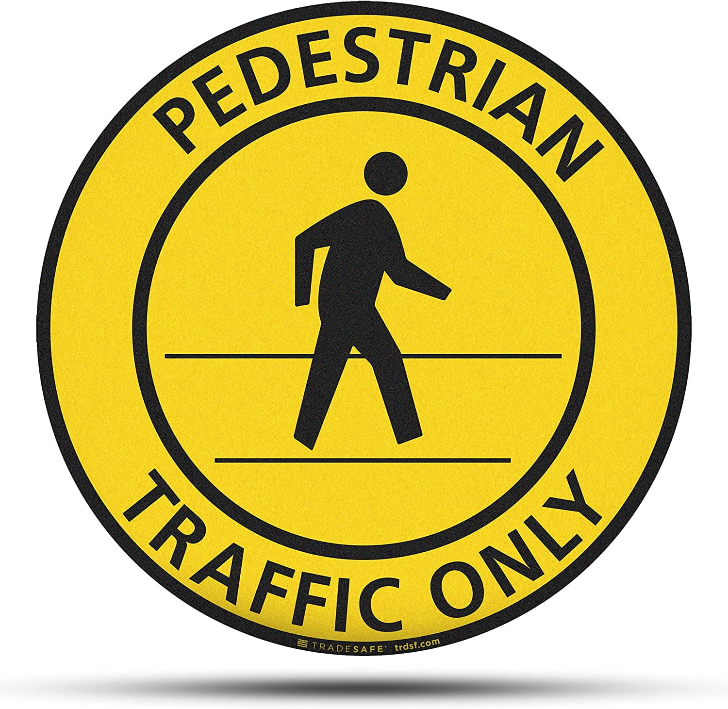 TRADESAFE Pedestrian Crossing Sign, Anti Slip Caution Sign, 17 ...