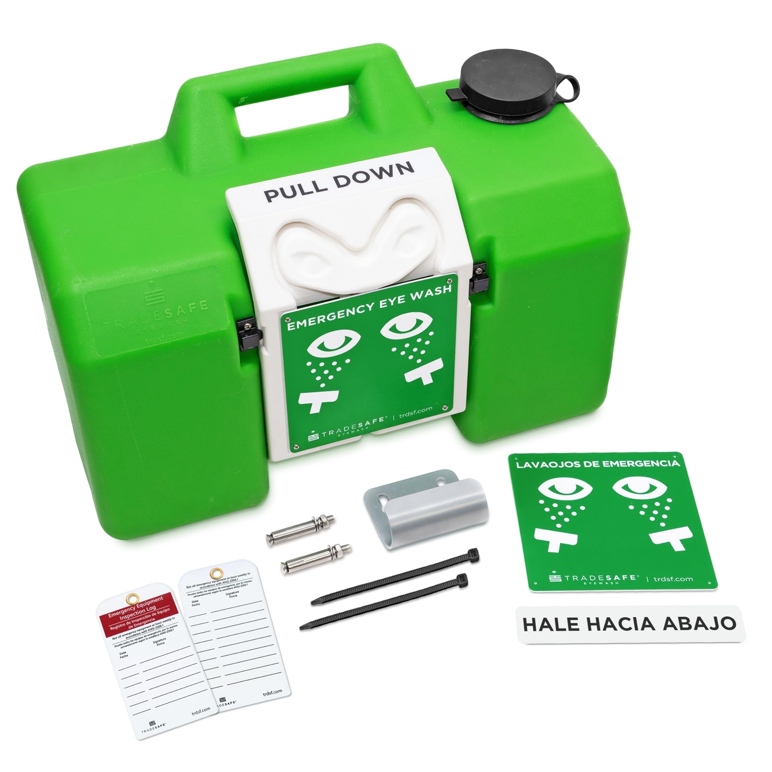 TRADESAFE Portable Eye Wash Station, Emergency Eye Wash Station OSHA ...