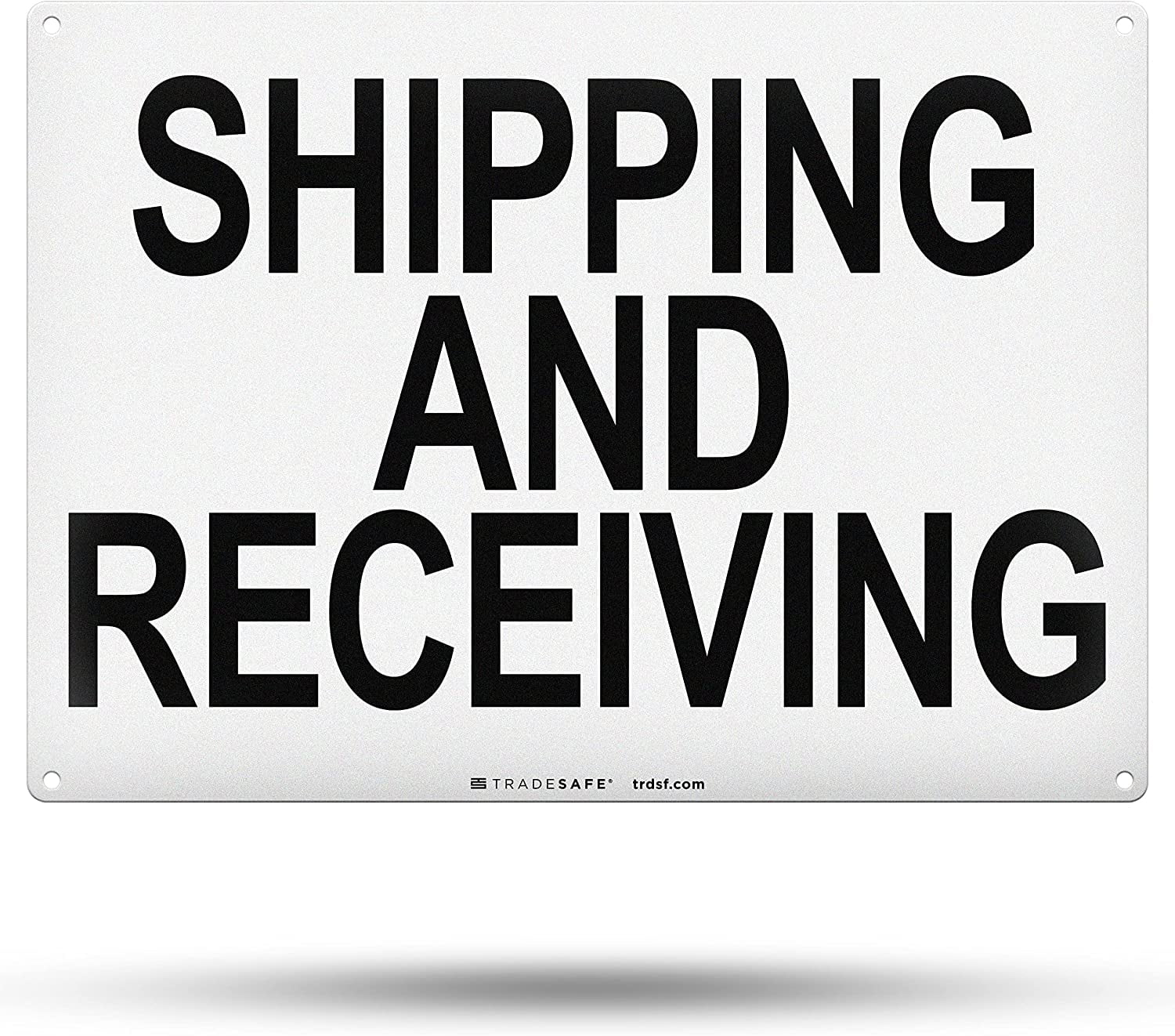 TRADESAFE Shipping and Receiving Sign, Wall Signs for Business, 14” x ...