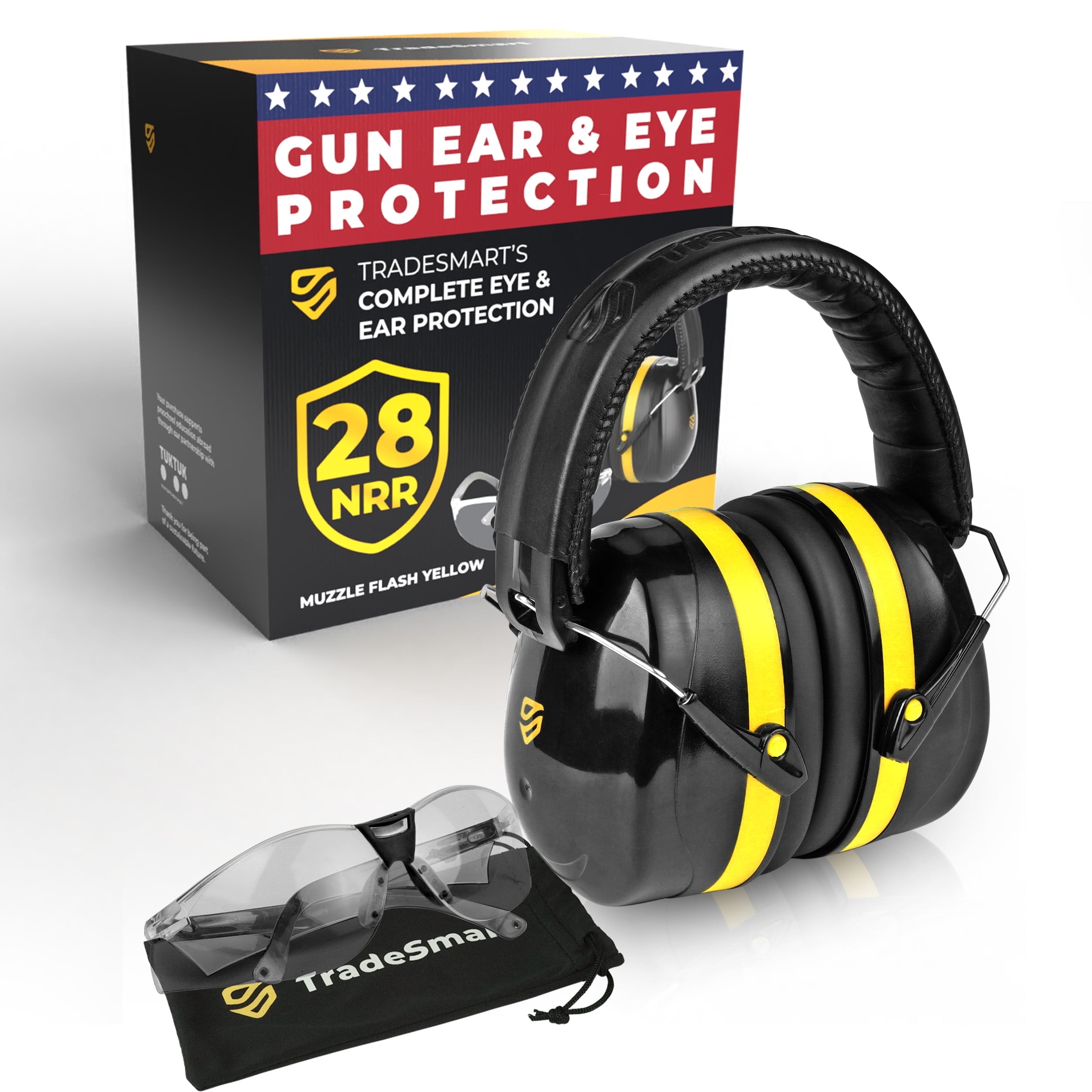 TRADESMART Shooting Range Ear & Eye Protection - Ear Muffs & Safety ...