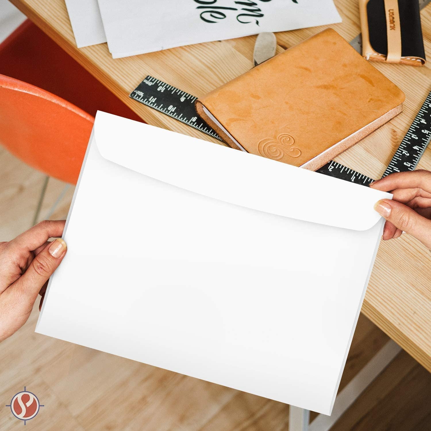 TRAHOO-10 x 13 Booklet Envelopes Open Side Envelopes - Bright White ...