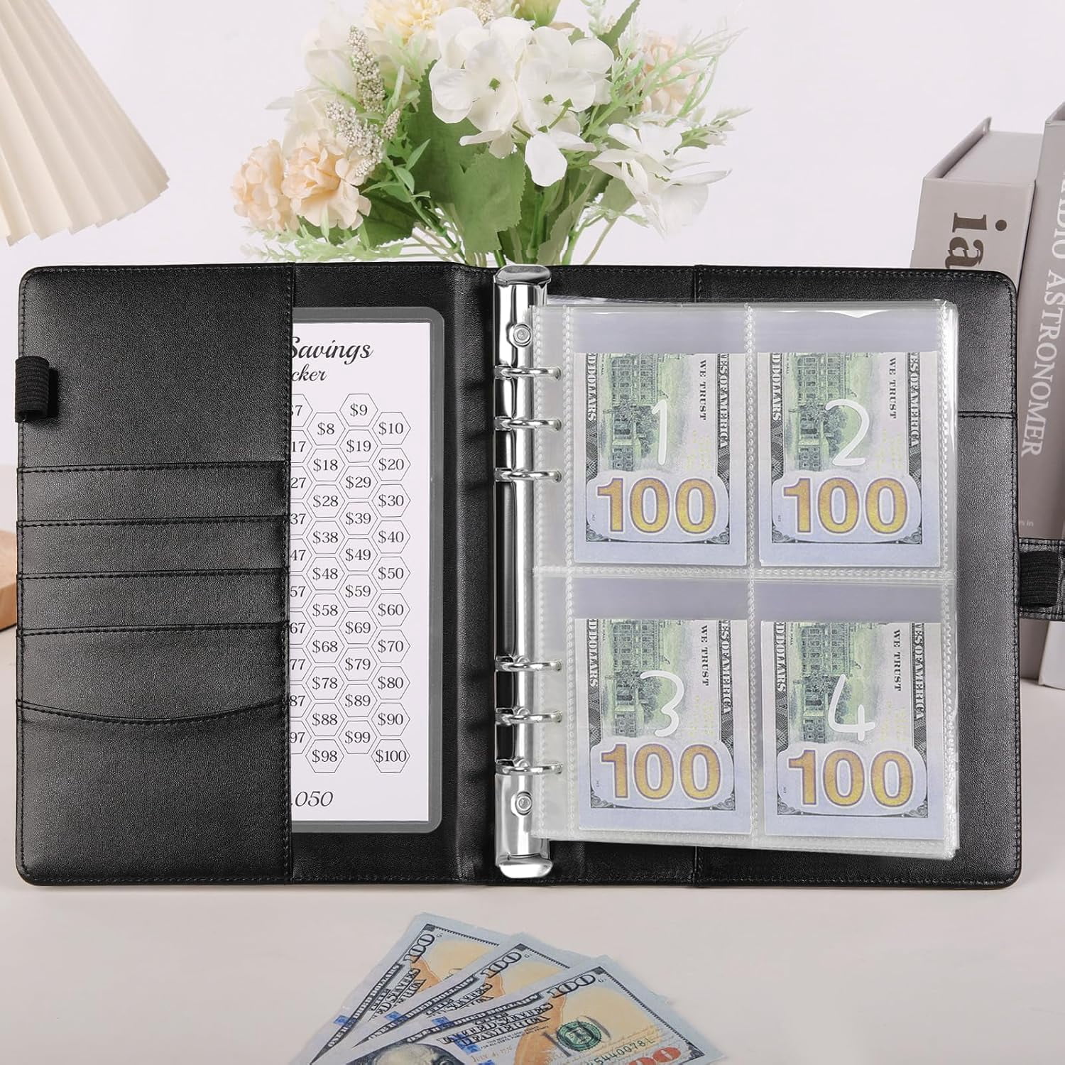 TRAHOO-100 Envelopes Money Saving Challenge Binder, Savings Challenges ...