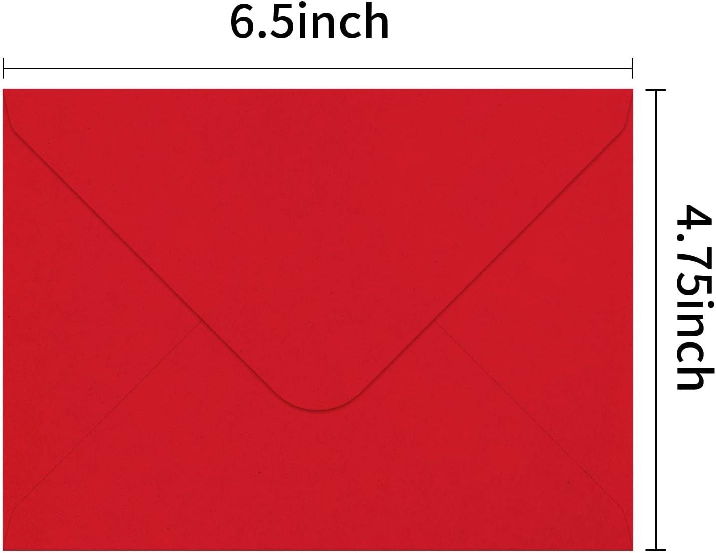 TRAHOO-100 Pack 4x6 Envelopes for invitations, Red A6 Envelopes ...