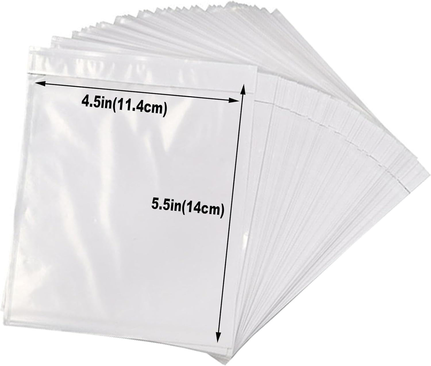 TRAHOO-100 Pcs-4.5x5.5In Shipping Envelopes, Packing List Mailing ...