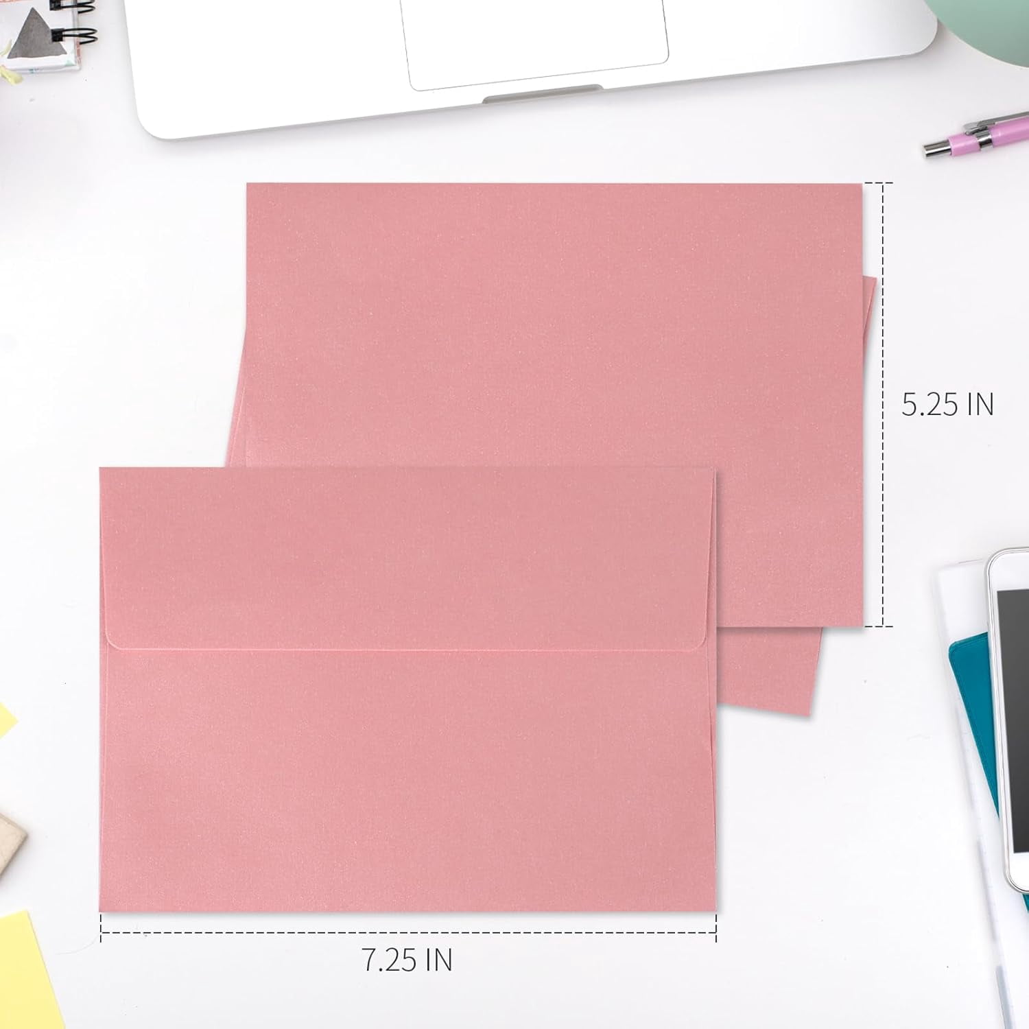 TRAHOO-100 pack Colorful 5x7 envelopes A7 Envelopes,envelopes for 5x7 ...