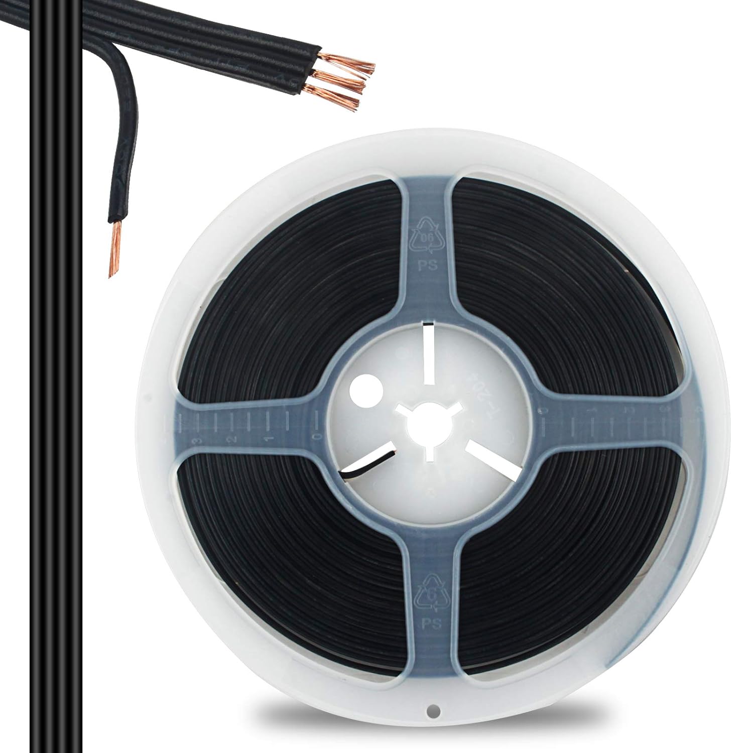 TRAHOO-10M/33FT 22AWG 4pin LED Light Strip Cable Cord, LED Electric ...