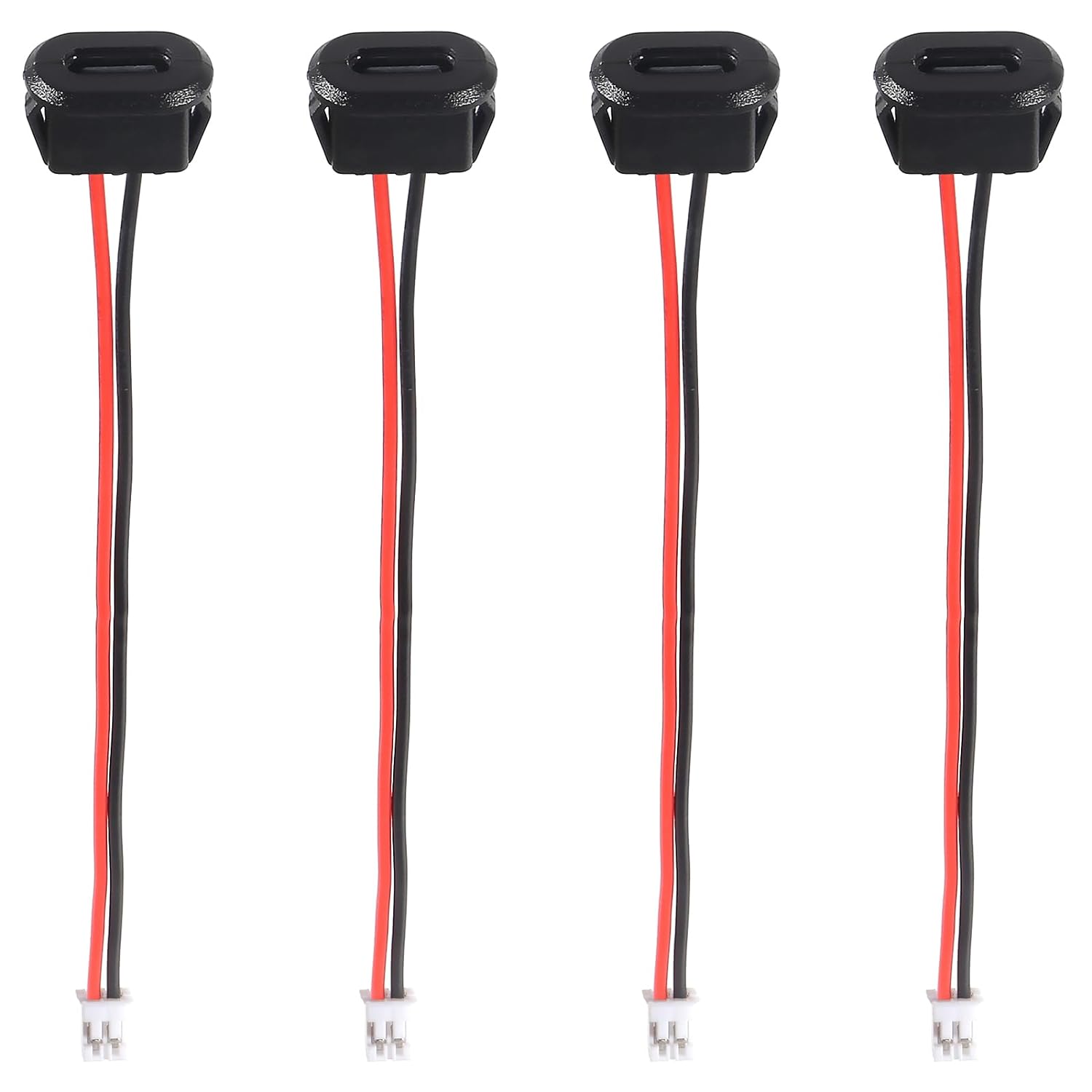 TRAHOO-10PCS Type-C Female Chassis 2P Direct Crimp USB Female Chassis C ...