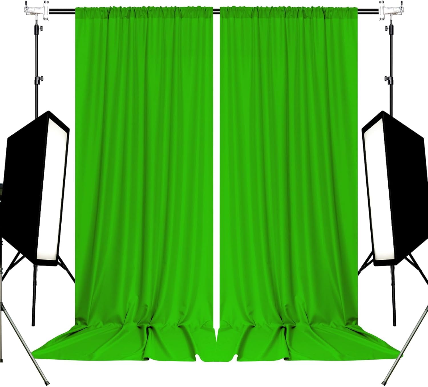 TRAHOO-10ft x 8ft Green Screen Backdrop for Photography, High Density ...