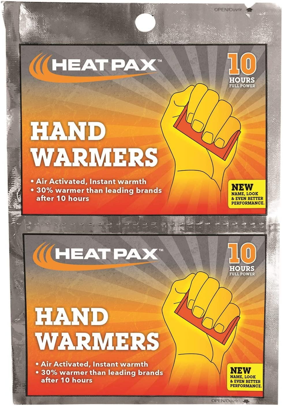 TRAHOO-1100-10R Heat Pax Hand Air Activated, Instant Warmth, Odorless ...