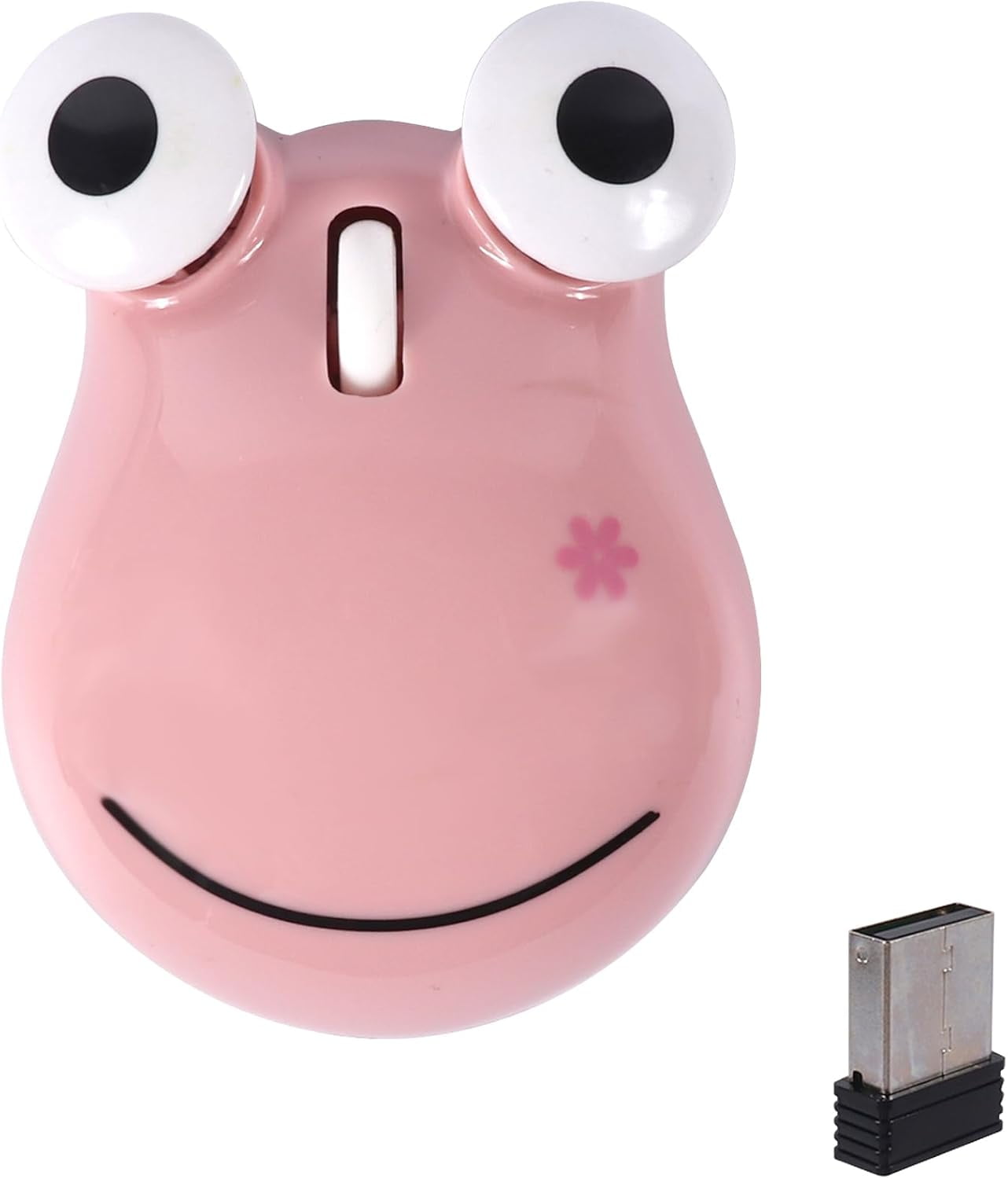 TRAHOO-2.4G Wireless Mouse Cute Frog Computer Mouse Bluetooth Mouse USB ...