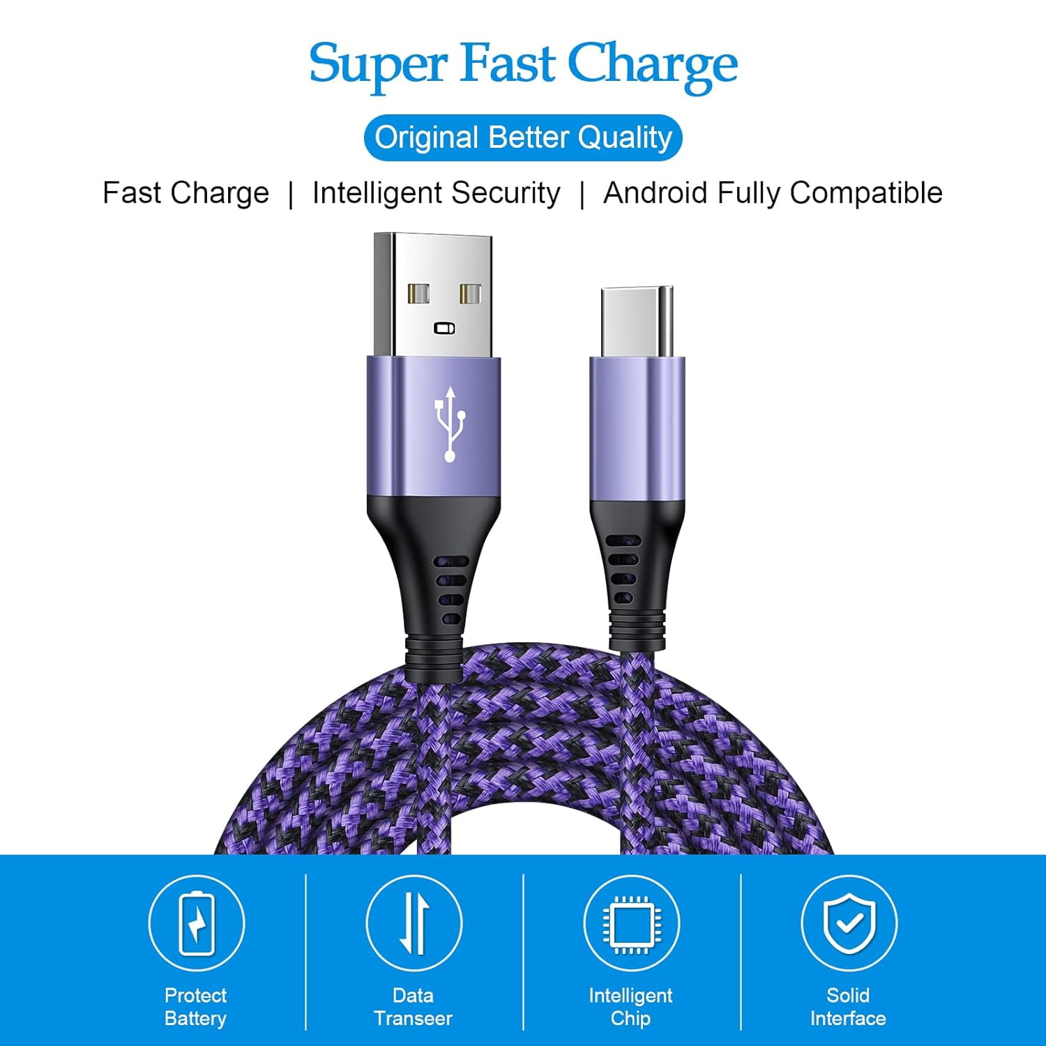 TRAHOO-[2-Pack,6FT]USB Type C Cable Fast Charging for Google Pixel 6 ...