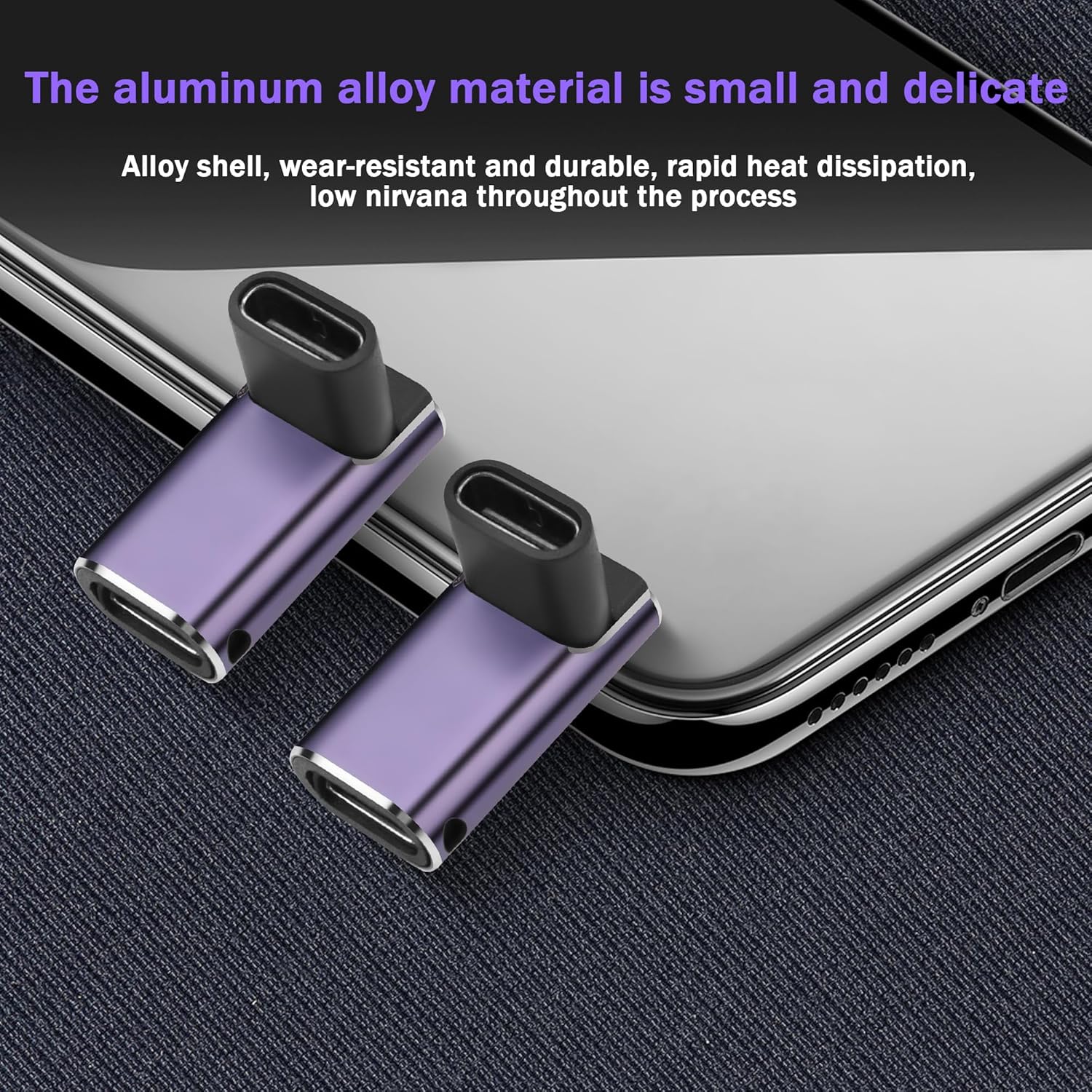 TRAHOO-2 Pack 90 Degree USB C Coupler, PD 240W Right Angle USB C Female ...