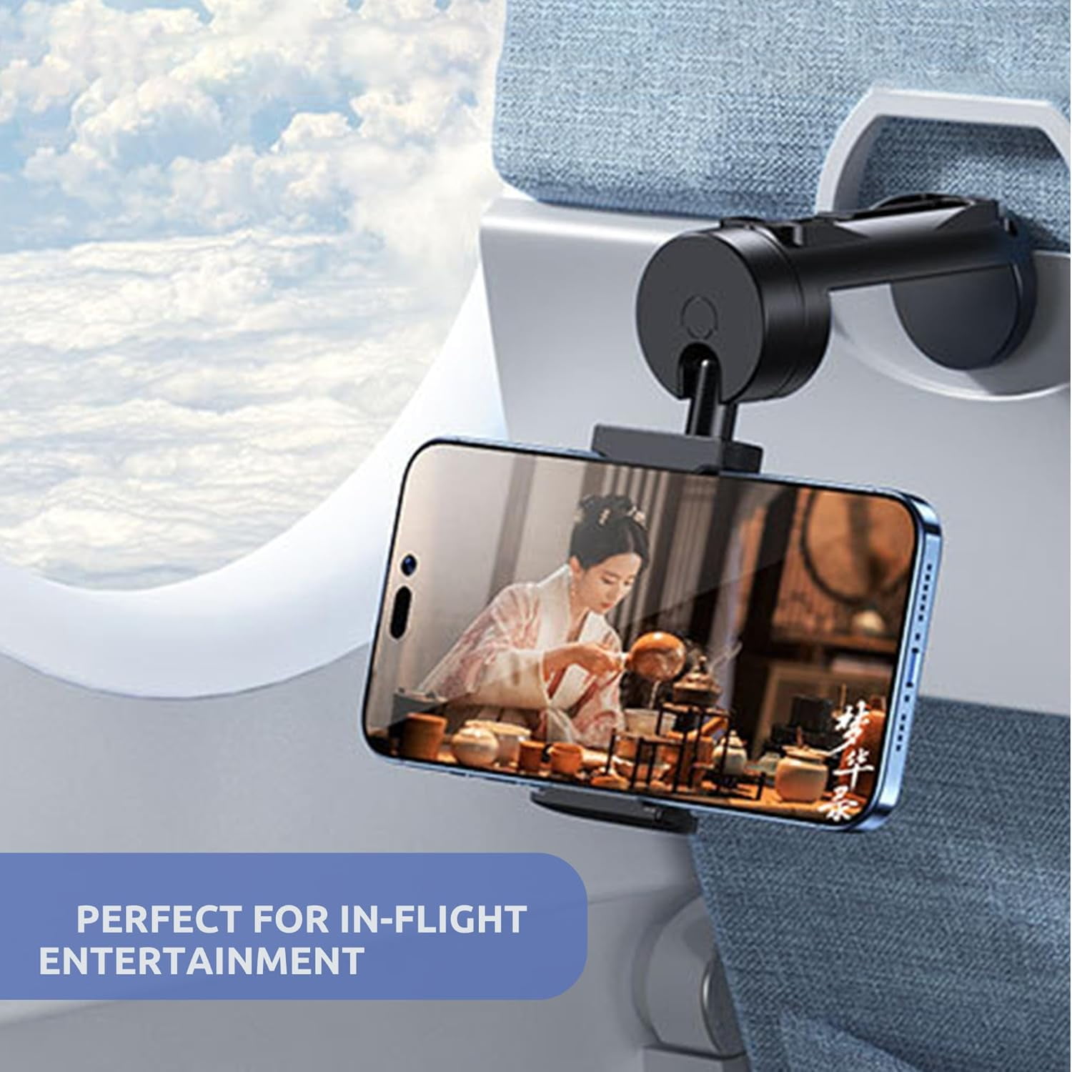 TRAHOO-2 Pack Airplane Phone Holder Travel Essentials Accessories ...