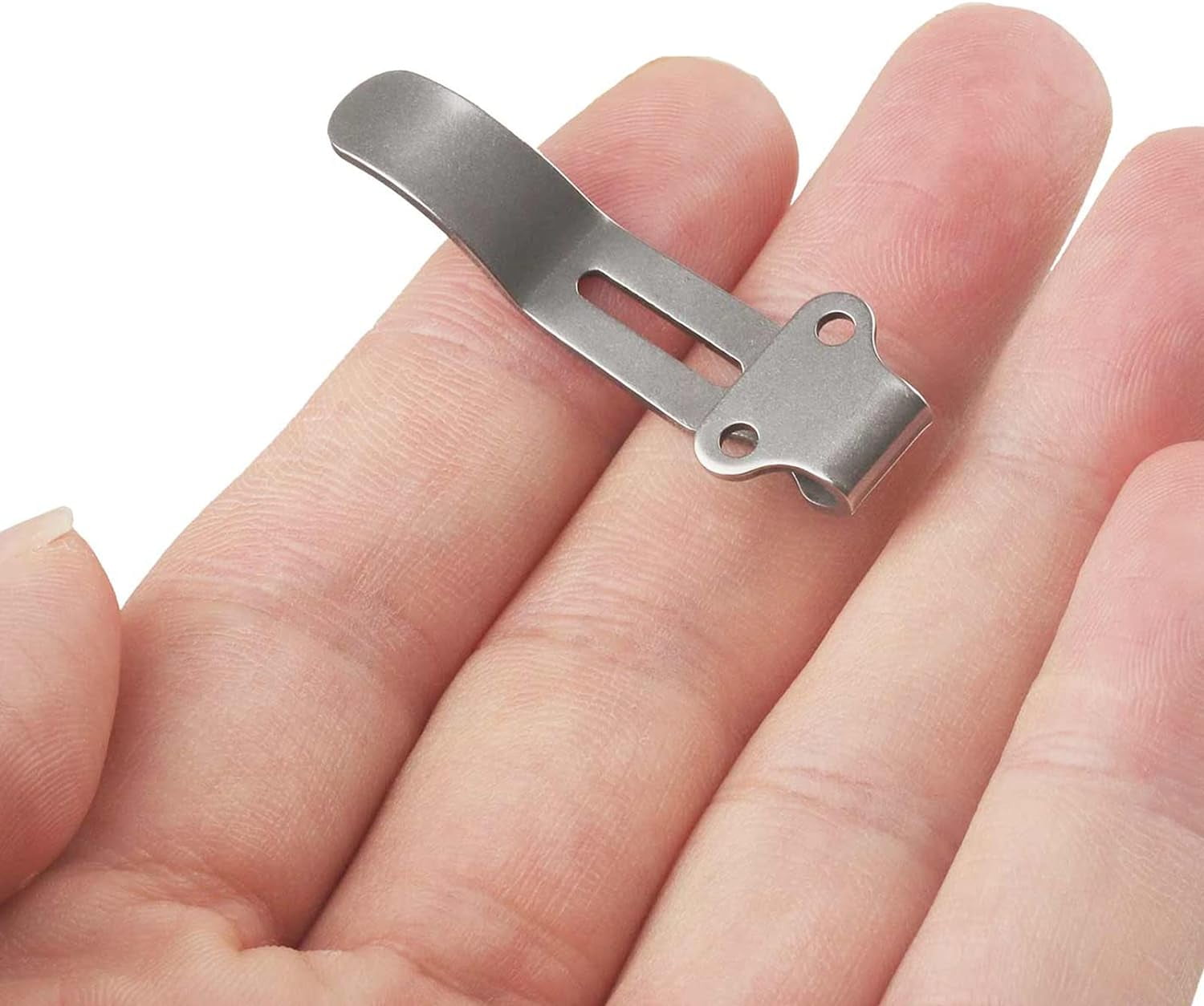 TRAHOO-2 Pack Deep Carry Pocket Clips with 4 Pieces Screws, Stainless ...