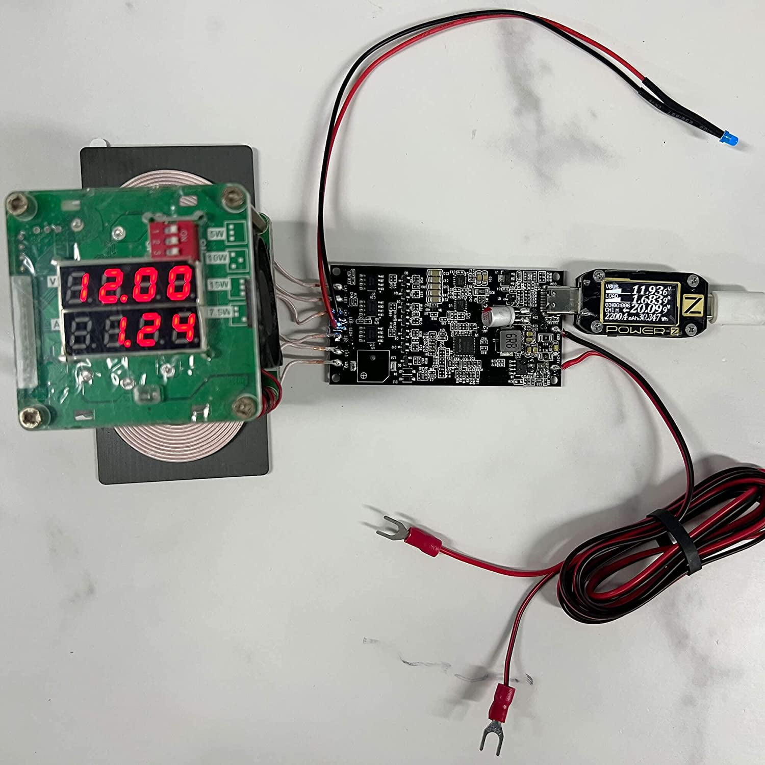 TRAHOO-2 Pack Wireless Car Charger 3 Coil Motherboard pcba, 15W Fast ...